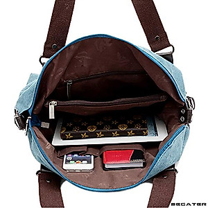 Segater® Women Shoulder bags Casual Vintage Hobo Canvas Handbags Top Handle Tote Crossbody Shopper Bags