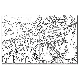 Personalized Coloring & Activity Book for Kids with Sticker Sheet - I See Me! (Garden)
