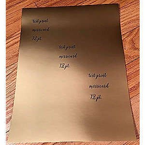 Mirror Rose Gold Mirricard Cardstock - 8.5 X 11 inch - 100 lb / 12Pt - 10 Sheets from Cardstock Warehouse
