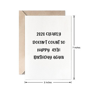 MAGJUCHE Funny 50th Birthday Card For Men And Women, Joke 50 Years Birthday Gift For Friend