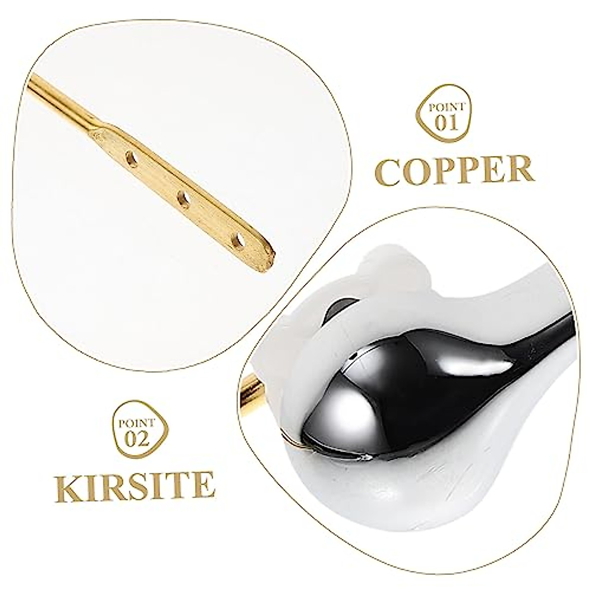 DOITOOL Toilet Accessories 6 Sets Toilet Handles Lever and Flapper Chains Flapper Chain Toilet Flush Tank Lever Metal Toilet Drain Valve Toilet Tank Handle Lever