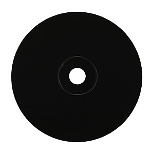 MediaPro Blank CD - Professional Grade Vinyl CD-R with White Inkjet Printable Center and Black Recording Surface - 25 Pack