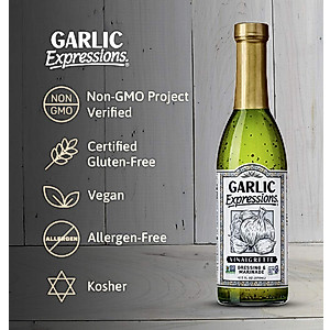 Garlic Expressions Vinaigrette Salad Dressing, Marinade (Pack of 3)