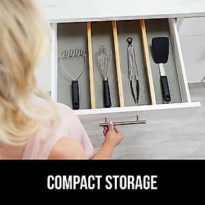 Gorilla Grip Stainless Steel Heat Resistant BBQ Kitchen Tongs Set of 2, Non Scratch Silicone Tip for Nonstick Cooking Pans, Strong Grip for Grabbing Hot Food, Air fryer, Pull Lock, 7 and 9 Inch, Black