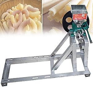 Generic Corn Puffed Food Extruder with Support Frame Extruding Food Puffing Machine with 7 Molds Rice Corn Puffing Snack Extrusion Machine for Kitchen Food Processing