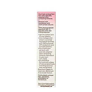 Pacifica Beauty Ultra CC Cream Radiant Foundation with Broad Spectrum SPF 17, Warm/Light Color, 100% Vegan & Cruelty Free, 1 Fl Oz