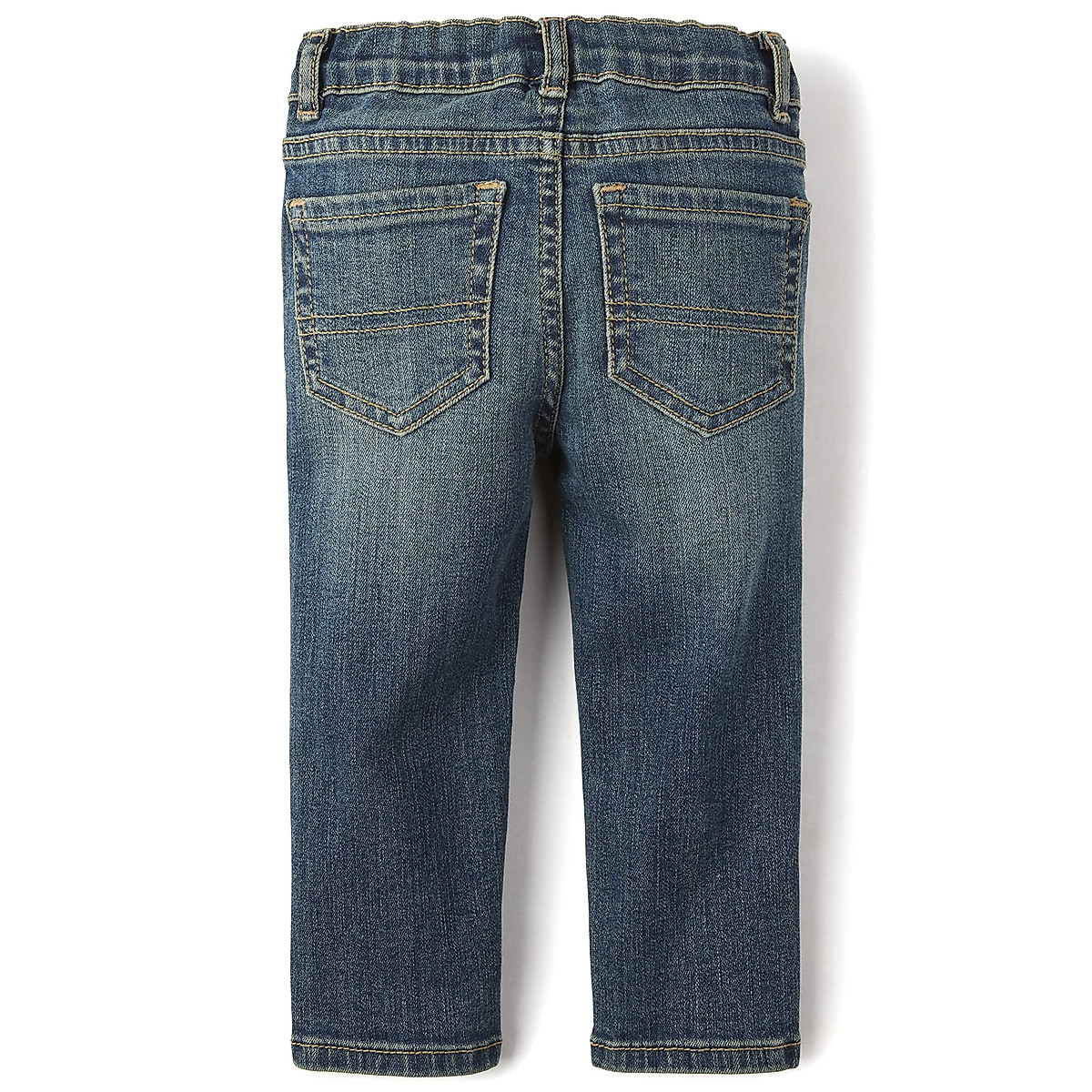 The Children's Place baby boys And Toddler Stretch Straight Leg Jeans, Aged Indigo Single, 4T US