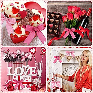 LIUYAXI Pink Burlap Wired Ribbon, 2-1/2" x Continuous 10 Yard, Solid Wired Edge Ribbon for Crafts,Gift Wrapping,Big Bow,Wreath,Tree Decoration,Outdoor Decoration