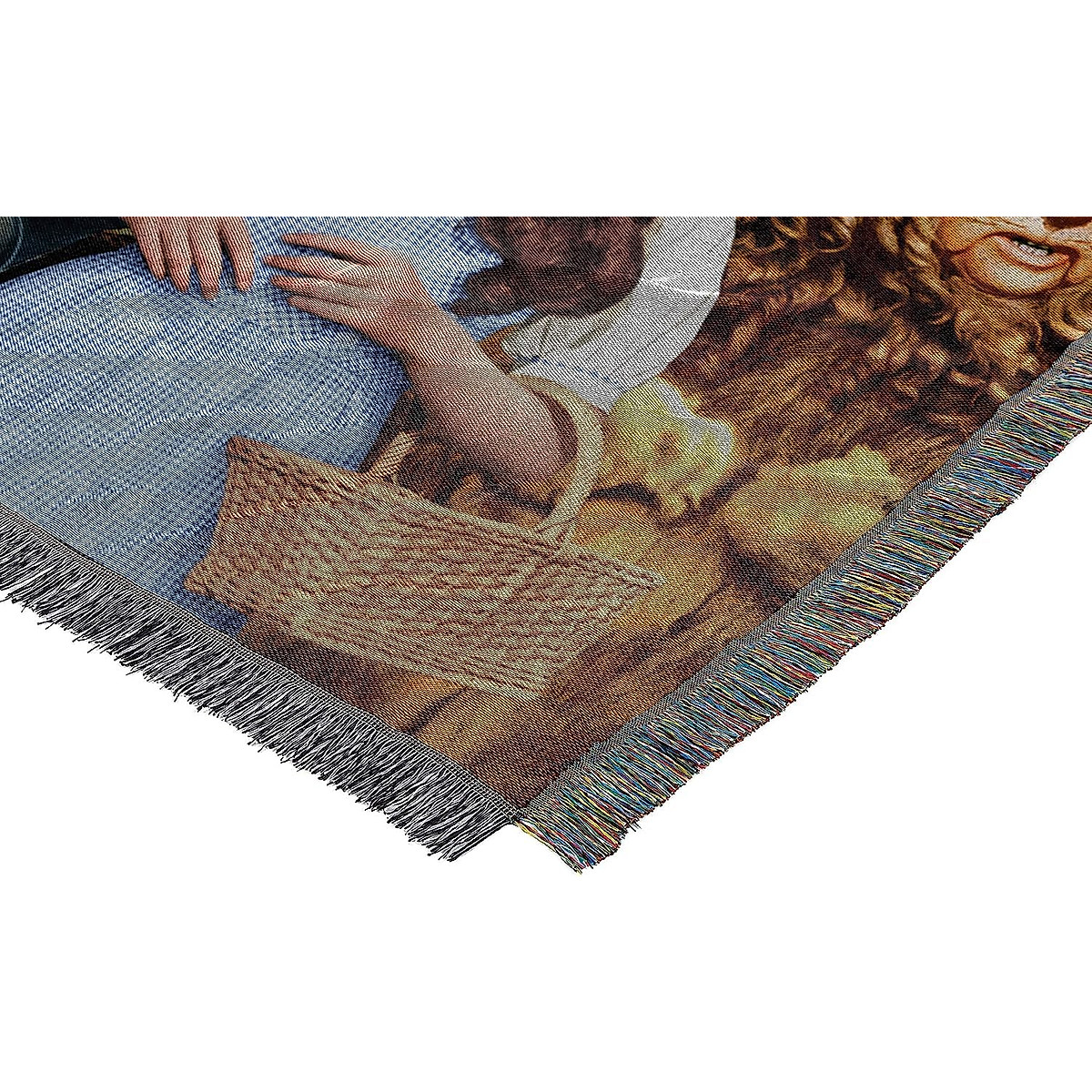 Northwest Warner Brothers Wizard of Oz, 'Group' Woven Tapestry Throw Blanket, 48' x 60', Multi Color