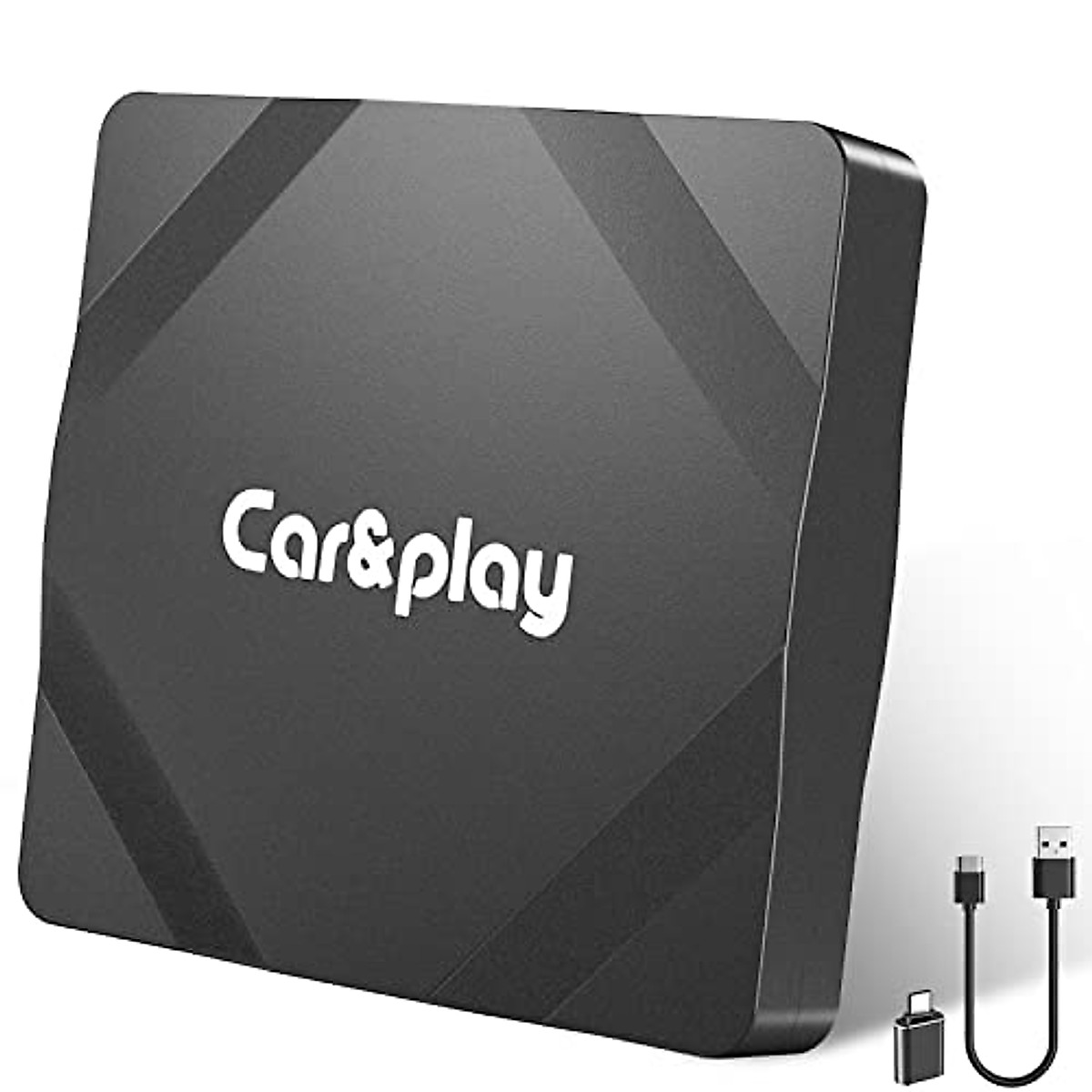 Geohyecc Wireless CarPlay Adapter for OEM Wired CarPlay Cars - 2023 Upgrade Apple CarPlay Dongle Convert Wired to Wireless, 5Ghz WiFi Plug & Play (Model Year: 2016 to 2023)