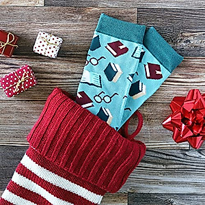 Lavley Do Not Disturb I'm Reading Socks - Funny Gift for Book Readers - Unisex for Men and Women