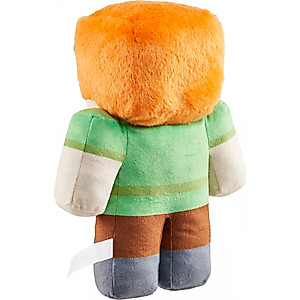 Mattel Minecraft Basic Plush Character Soft Dolls, Video Game-Inspired Collectible Toy Gifts for Kids & Fans Ages 3 Years Old & Up