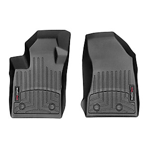 WeatherTech Custom Fit FloorLiners for Jeep Compass - 1st Row (4412051), Black