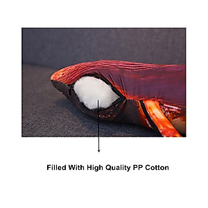 Creative Cockroach Plush Pillow 3D Animal Insect Stuffed Throw Pillow Funny Home Sofa Car Decoration Play Toy Doll Unique Birthday Gift (55 CM=21.5 in)