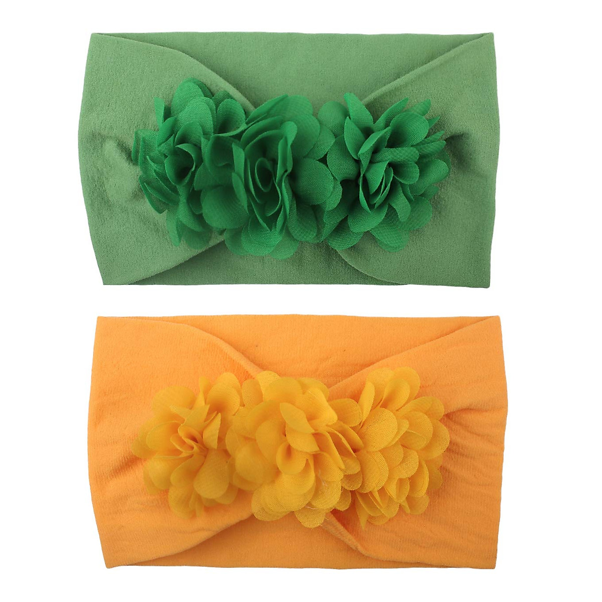 WZT Stretchy Knot Nylon Baby Headbands For Newborn Baby Girls Infant Toddlers Kids Bows Child Hair Accessories