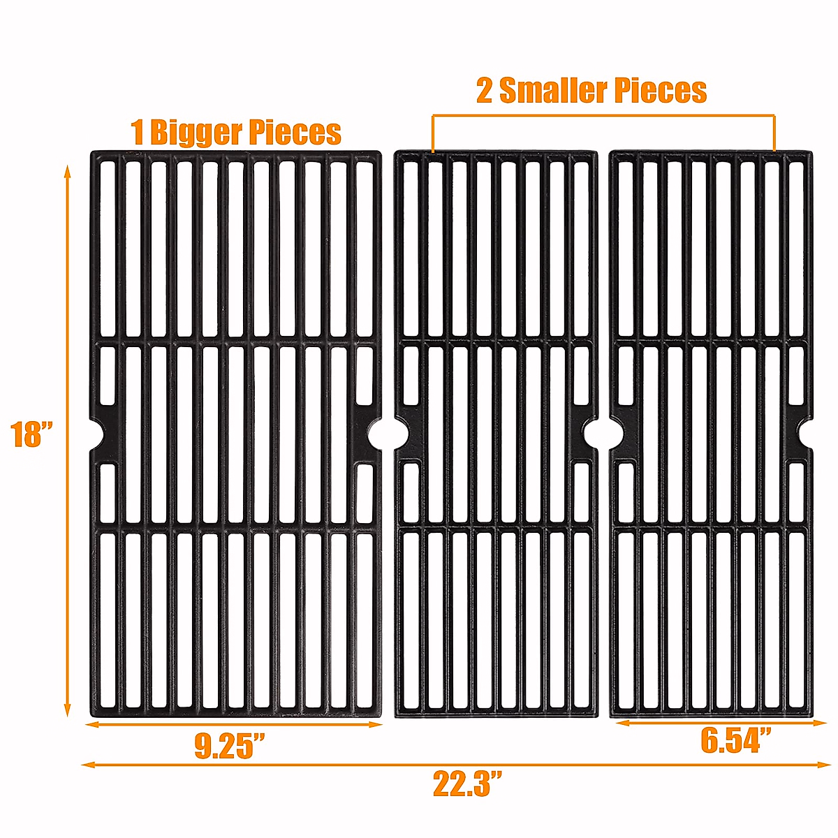 Hisencn Grill Replacement Parts for Charbroil Performance 475 4 Burner 463347017 463377319 463376017 463335517 463275517 463376419, G470-5200-W1 Burner, G470-0004-W1A Heat Plates and Cooking Grates
