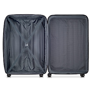 DELSEY Paris Helium Aero Hardside Expandable Luggage with Spinner Wheels, Blue Cobalt, Checked-Large 29 Inch