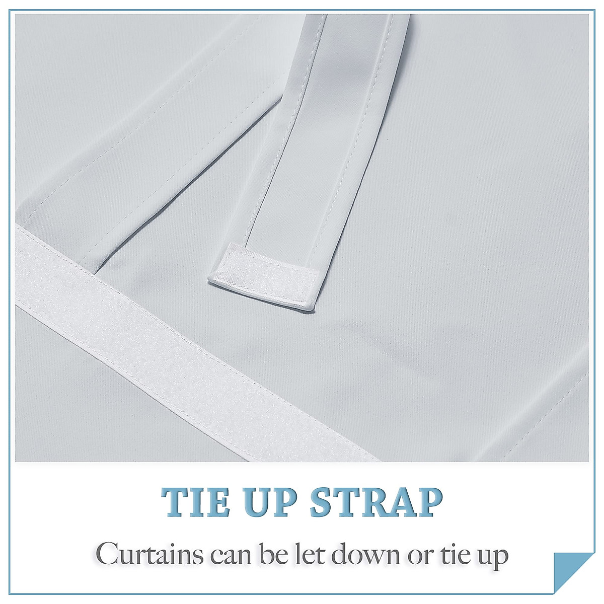 RYB HOME Room Darkening Blinds for Patio Door, Privacy Door Window Curtains Thermal Insulate Covering for Patio Door Glass Door Front Door, 26 inch x 80 inches, Greyish White, 1 Panel