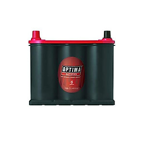 OPTIMA Batteries High Performance 25 RedTop Sealed AGM Car, Truck, and SUV Starting Battery, 720 CCA, SAE Terminal, Maintenance Free, Versitile Mounting