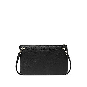 kate spade handbag for women Leila small flap crossbody bag, Black