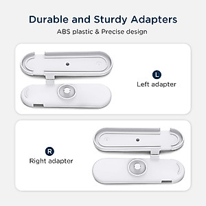 KIWI design Deluxe Audio Strap Adapter Kit Compatible with Quest 2 Accessories (Not 3D Printed, Not Include The Head Strap or Quest 2)