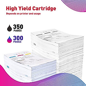 HOTCOLOR Printer Ink 275 276 XL Replacement for Canon 275 and 276 Ink Cartridges XL PG-275XL/CL-276XL for Canon PIXMA TS3522 TS3520 TR4720 (1+1, 2 Pack)