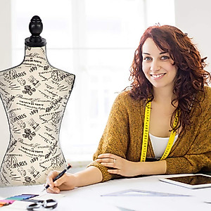 Dressform Mannequin Torso Dress Form 60-67 Inch Height Adjustable Female Model Display Mannequin Body High Density Foam with Wooden Tri-Pod Stand for Sewing Dressmakers Dress Jewelry Display