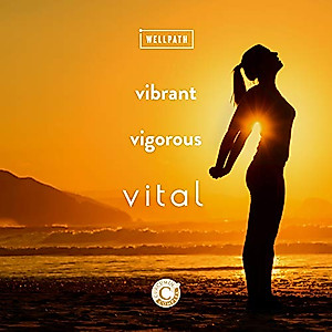 WellPath Vital Turmeric Gummies + Ginger - Joint Support Curcumin Supplement, Turmeric Curcumin C3 Complex, Tasty Alternative to Capsules, Turmeric & Ginger Root, Tropical Flavor Chews, Vegan, 60 Ct