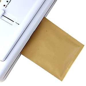 Muka 100 PCS Reusable Kraft Flat Bags for Chocolate Bar, Foil Lined Zip Pouch-7.75 x 11.75 inch/16 oz