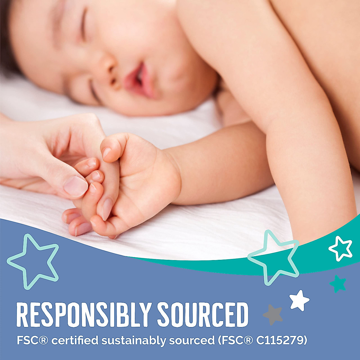 Seventh Generation Overnight Baby Diapers, Sensitive Protection, Size 6, 35+ lbs 17 Count, 4 Count (Pack of 1)