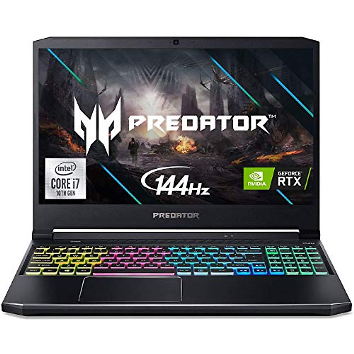 Acer Predator Helios 300 Gaming Laptop, i7-10750H, 15.6" FHD 144Hz IPS Display, WiFi 6, RGB Backlit Keyboard, HD Webcam, USB-C, HDMI, NVIDIA GeForce RTX 2060 6GB, Win 10 (32GB RAM | 1TB PCIe SSD)