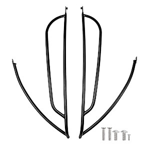 Lorababer Motorcycle Rear Engine Guard Bumper Falling Protection Highway Crash Bar Compatible with VESPA Sprint 150 (2016-2023) Primavera 50/125/150 (2014-2023) Scooter Frame Side Body Protector