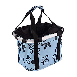 Lixada Dog Bike Basket Bicycle Handlebar Front Basket Small Dog Bike Basket FrontAdult Bike Basket