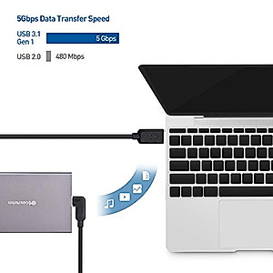 Cable Matters Unidirectional Active USB C Cable 16.4 ft for Oculus Quest 2 Headset (USB-A to USB-C Active Cable Compatible with The Oculus Link Cable Feature) in Black – 5 Meters / 16.4 Feet