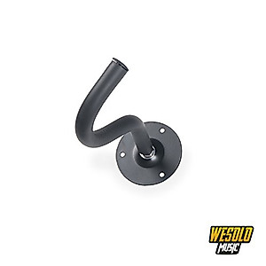 WESOLO Guitar Wall Mount Slatwall Horizontal Guitar Wall Hanger Holder Bass Rack Hook