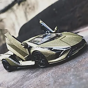 TGRCM-CZ 1/36 Scale Lamborghini Sián FKP37 Casting Car Model, Zinc Alloy Toy Car for Kids, Pull Back Vehicles Toy Car for Toddlers Kids Boys Girls Gift