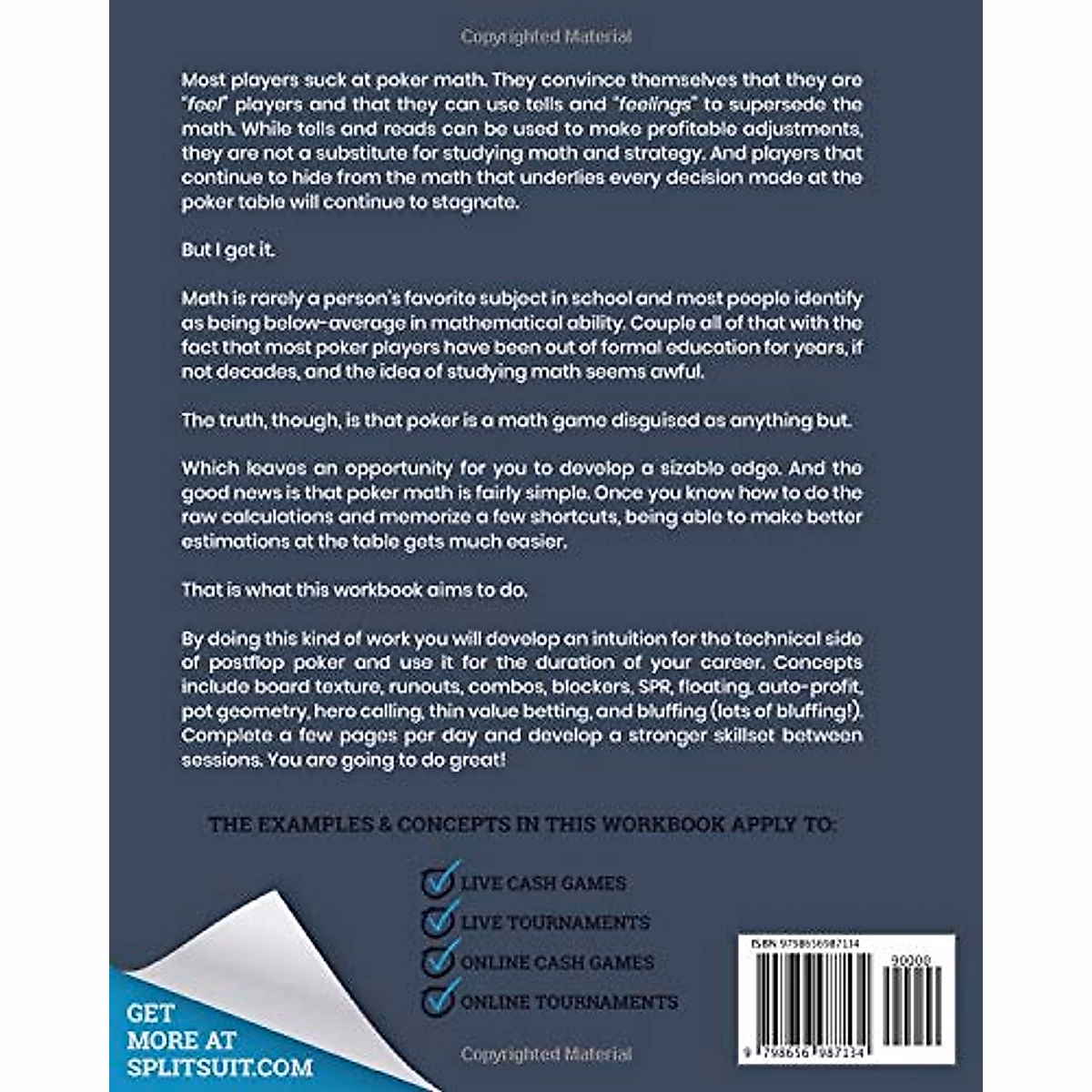 The POSTFLOP Poker Workbook: Advanced Technical Analysis Of The Flop And Beyond