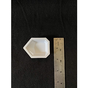 Pour Boats, W-P43-WH-100, 43mm, Small, White, Pack of 100