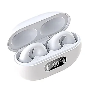WAITLOVER Wireless Bluetooth in-Ear Sports Bone Conduction Clip Comfortable Wearing G6P8 Earhook Mini Headphone Wireless Ear