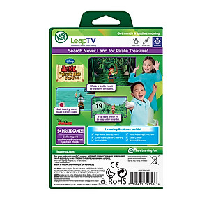LeapFrog LeapTV Disney Jake and The Never Land Pirates Educational, Active Video Game