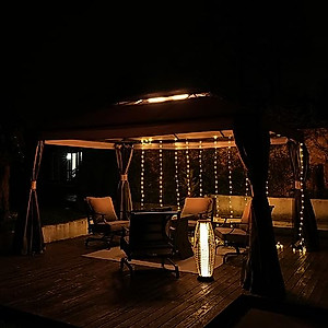 Grand Patio 10x13 Gazebo for Patios Outdoor Gazebo with Mosquito Netting and Curtains Outdoor Patio Canopy for Deck Backyard Garden Lawns