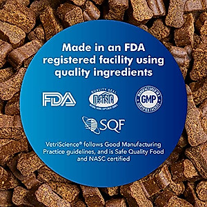 VETRISCIENCE Composure Calming Treats for Dogs Dealing with Anxiety, Separation Stress, Noise, Thunder and Barking - Yummy Flavored Chews Pets Love