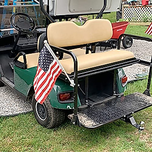 Golf Cart Trailer Hitch Fit for Backseat FOOTREST - Club CAR, EZGO, Yamaha by ELITEWILL