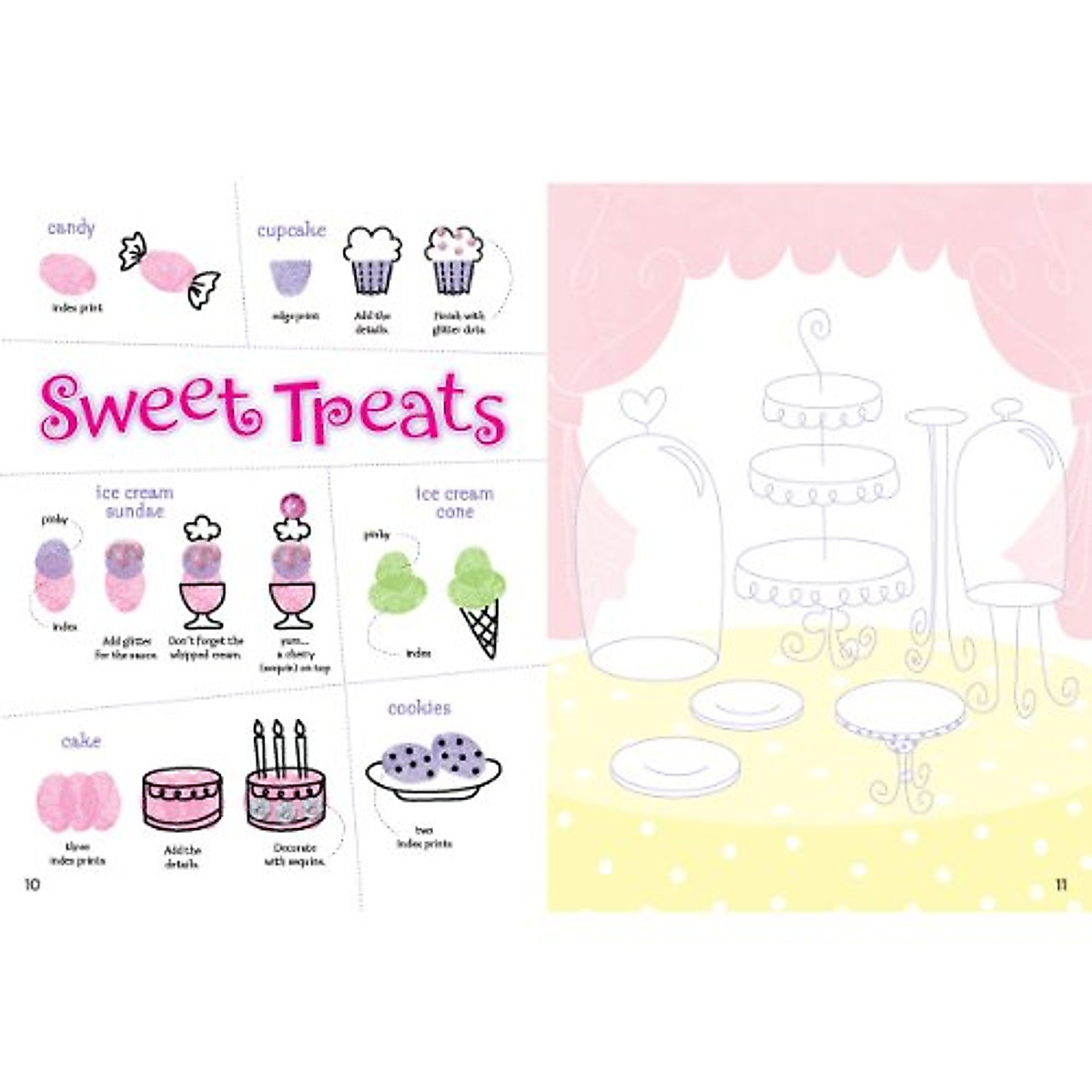 Klutz Fingerprint Fabulous: Create Sweet and Sparkly Thumbprint Art Craft Kit