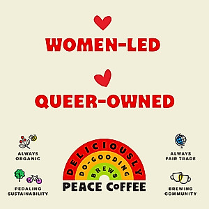 Peace Coffee Birchwood Breakfast Blend | 20 oz Ground Medium Roast | Organic Fair Trade | Smooth, Mild Flavor | Shade Grown, Fresh Roasted