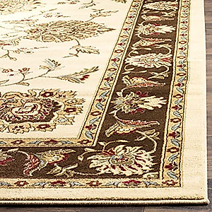 SAFAVIEH Lyndhurst Collection Accent Rug - 3'3" x 5'3", Red & Ivory, Traditional Oriental Design, Non-Shedding & Easy Care, Ideal for High Traffic Areas in Entryway, Living Room, Bedroom (LNH555-4012)
