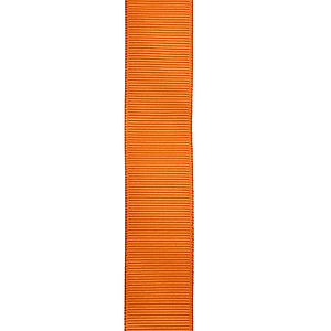 ATRBB 25 Yards 1 Inch Solid Grosgrain Ribbon Roll for Gift Wrapping DIY Hair Accessories (Orange)