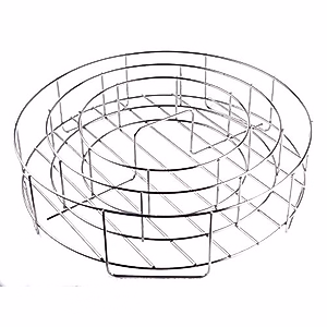 BBQ Guru Rib Rings | Rib Rack for Smoking/Grillings Holds 5 Ribs and a Whole Chicken