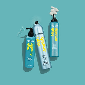Matrix High Amplify ProForma Firm Hold Hairspray - Adds Intense Volume & Shine, For Fine Hair, Silicone-Free and Vegan, Humidity Resistance, All Hair Types