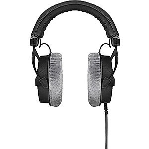 beyerdynamic DT 990 Pro 250 Ohm Open-Back Studio Mixing Headphones Bundle -Includes- Soft Case, Headphone Splitter, and More
